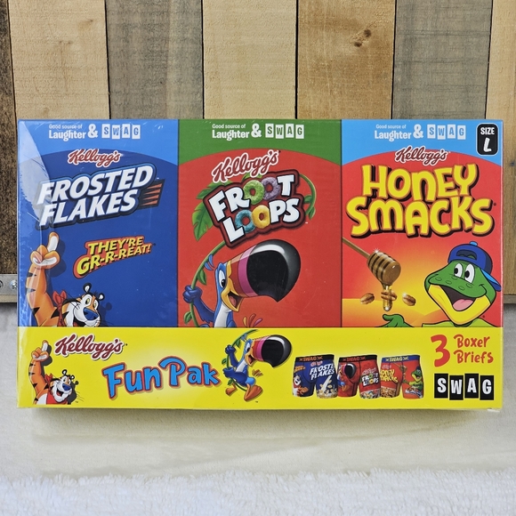 Swag | Underwear & Socks | Kelloggs Fun Pack 3 Boxer Briefs | Poshmark